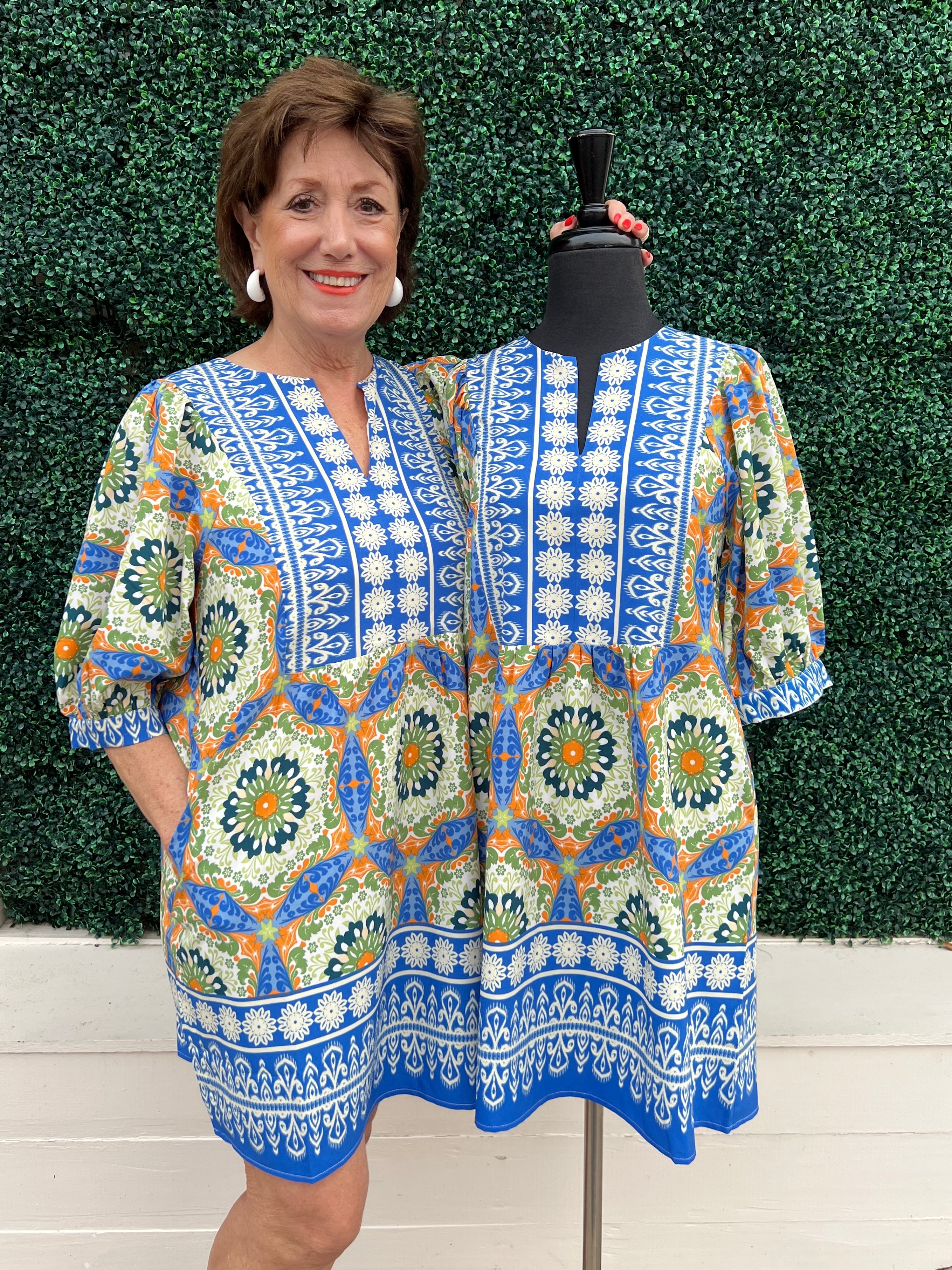 Kaleidoscope Print Dress | Joy Joy | Online women's boutique – Très ...