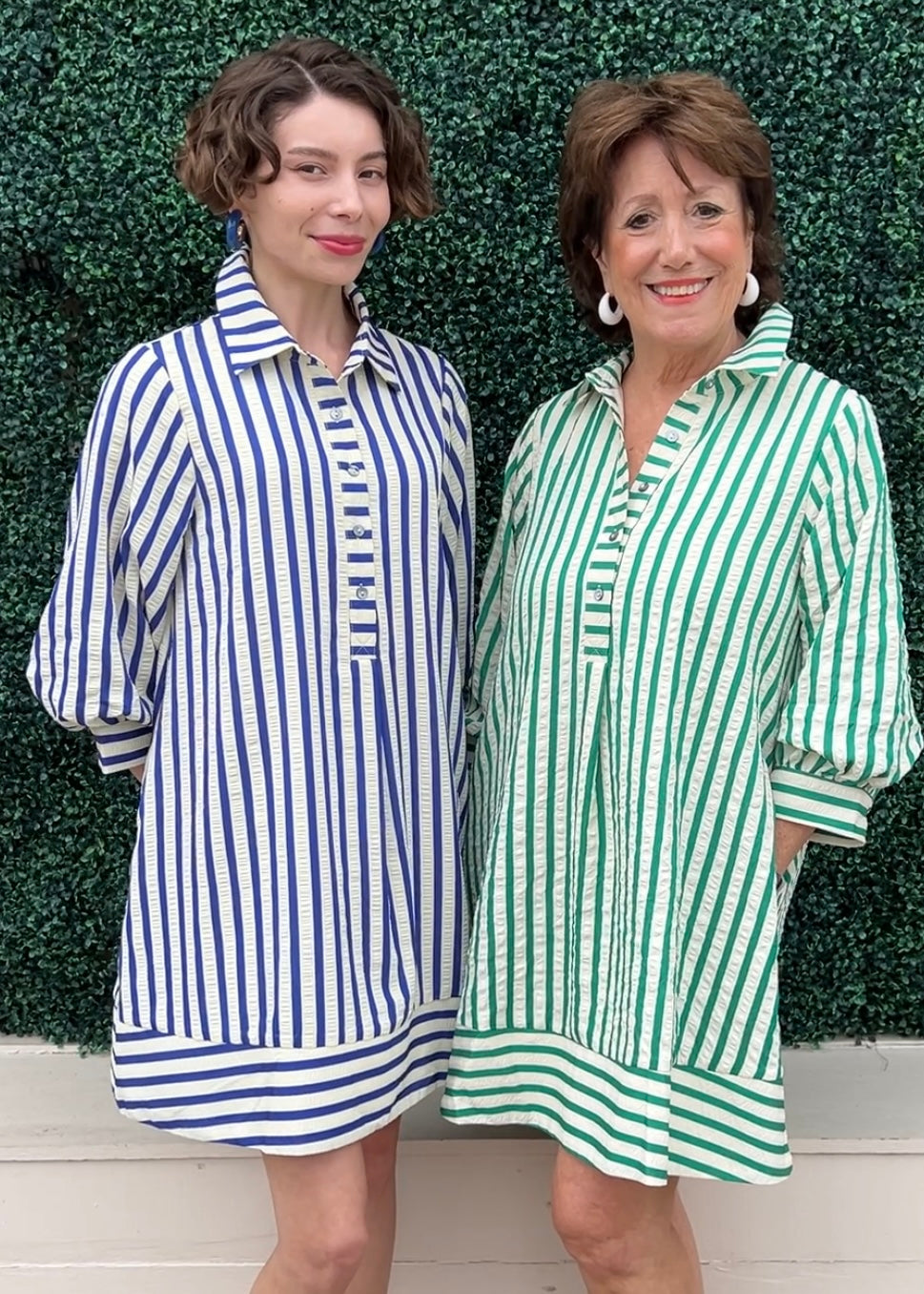 Candy Cane Striped Seersucker Dress | Entro Brand Women's Boutique ...