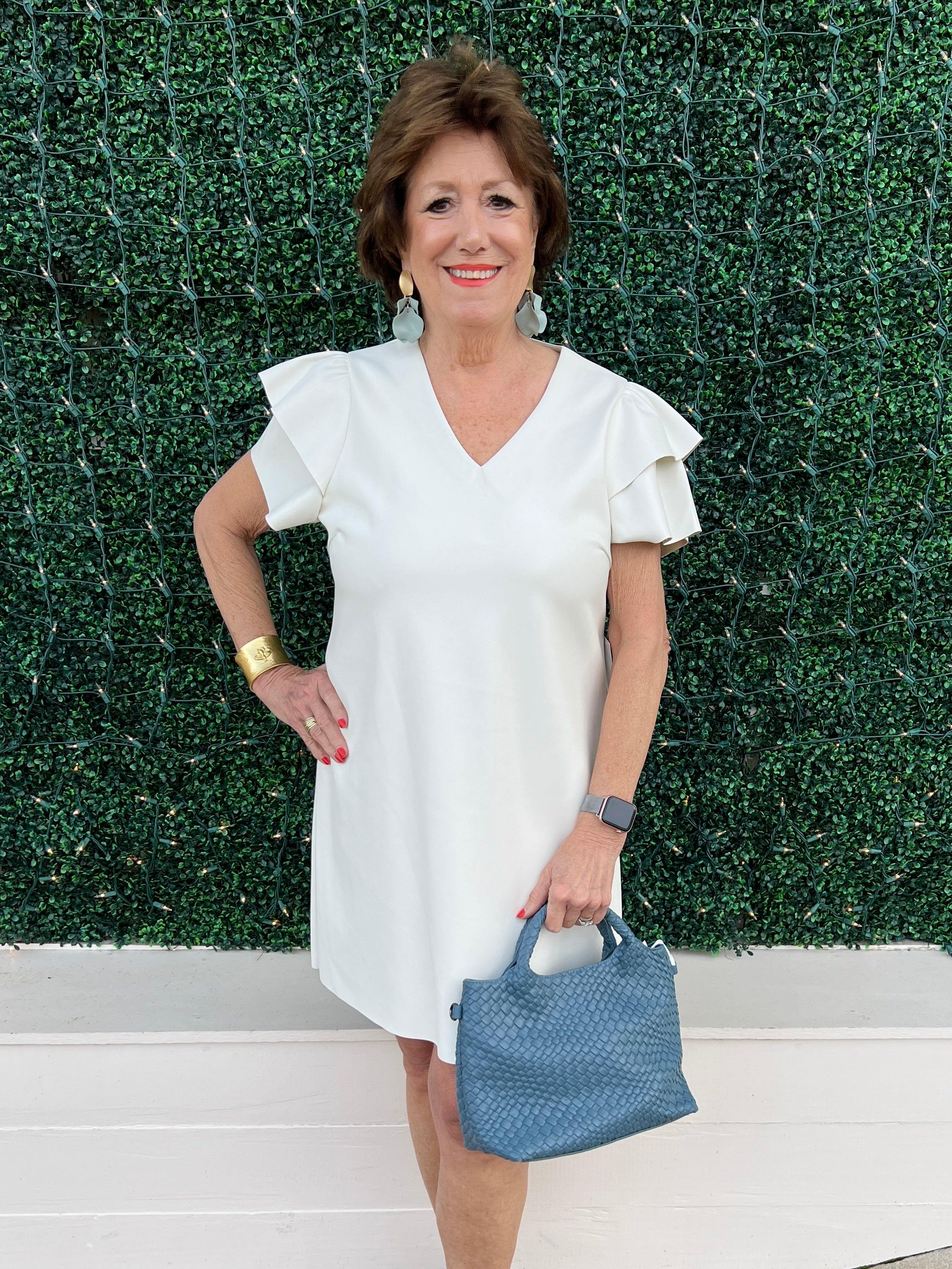 Pleather Flutter Dress | Dolce Cabo Brand | Women's Online Boutique ...