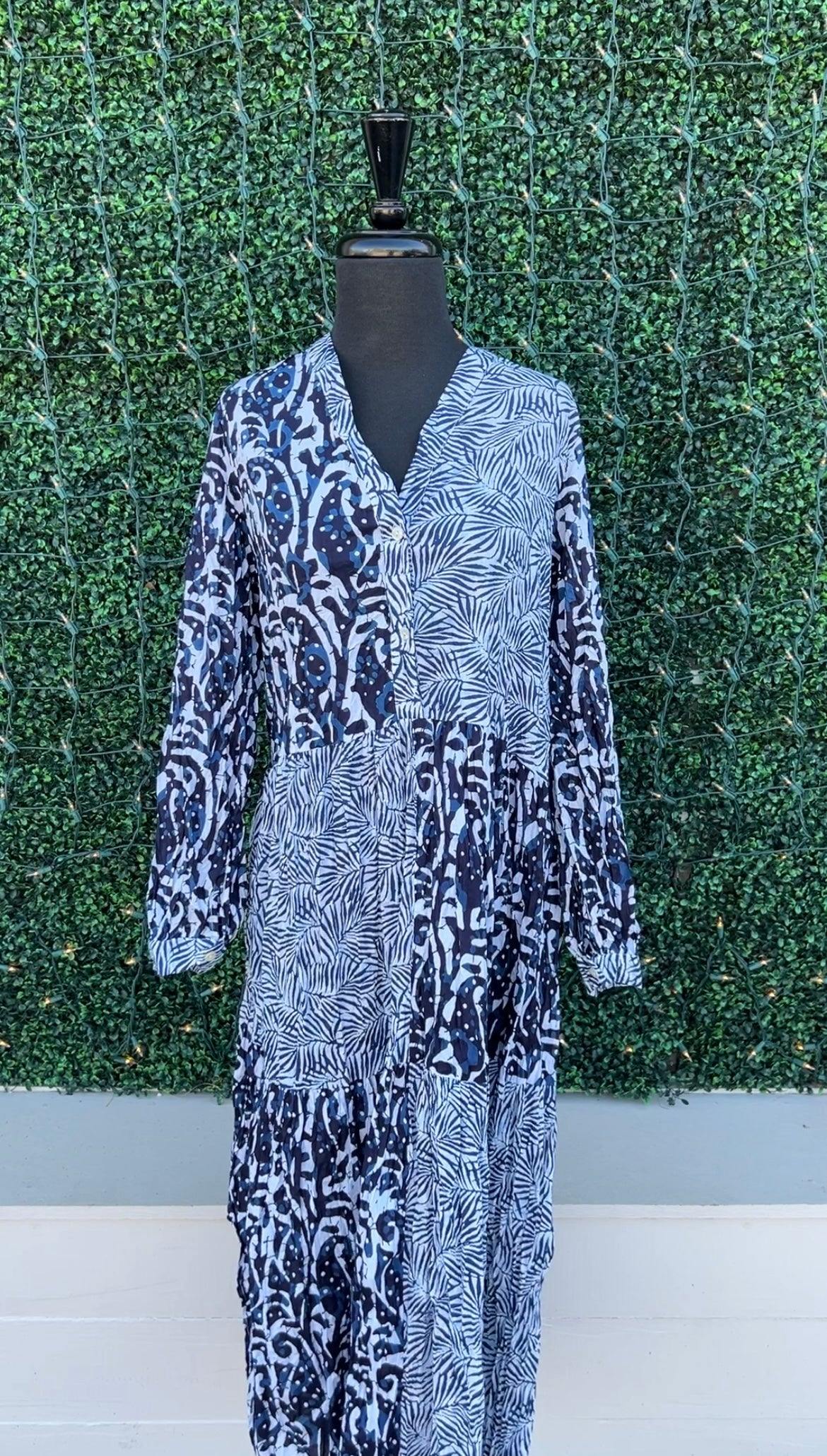 LIA Mix Maxi Dress| Dress Addict Brand | Tres Chic Online Boutique ...