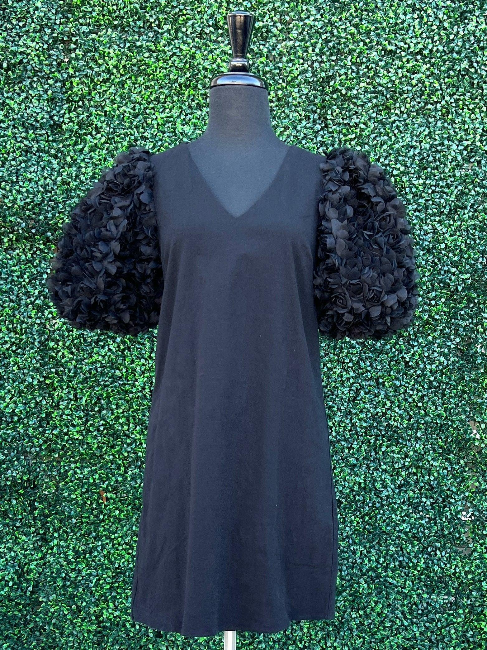 Black Rose Garden Dress | Entro Dress Boutique – Très Chic Boutique