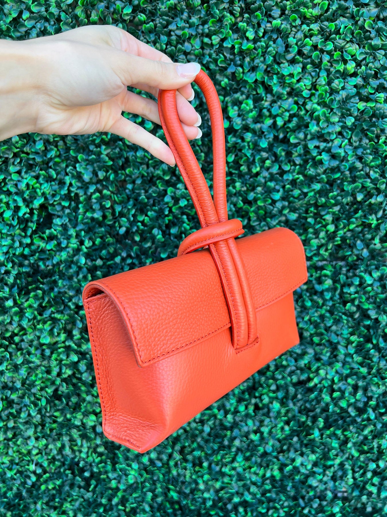 Leather Loops Wristlet | German Fuentes Handbags Collection – Très Chic ...